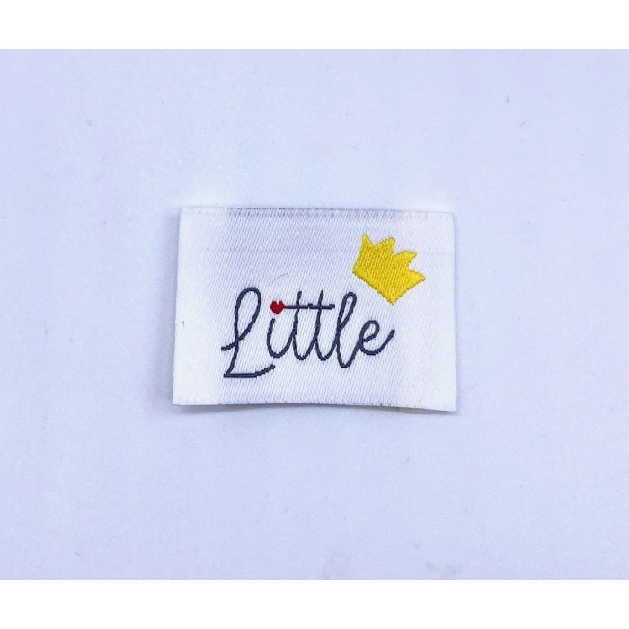 Étiquette tissée à coudre : Little